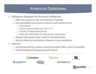 Big Data Integration Webinar: Reducing Implementation Efforts of Hadoop, NoSQL and Analytical ...