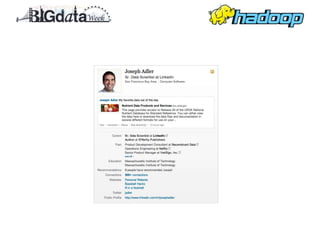 Big data week presentation | PPTX | Programming Languages | Computing