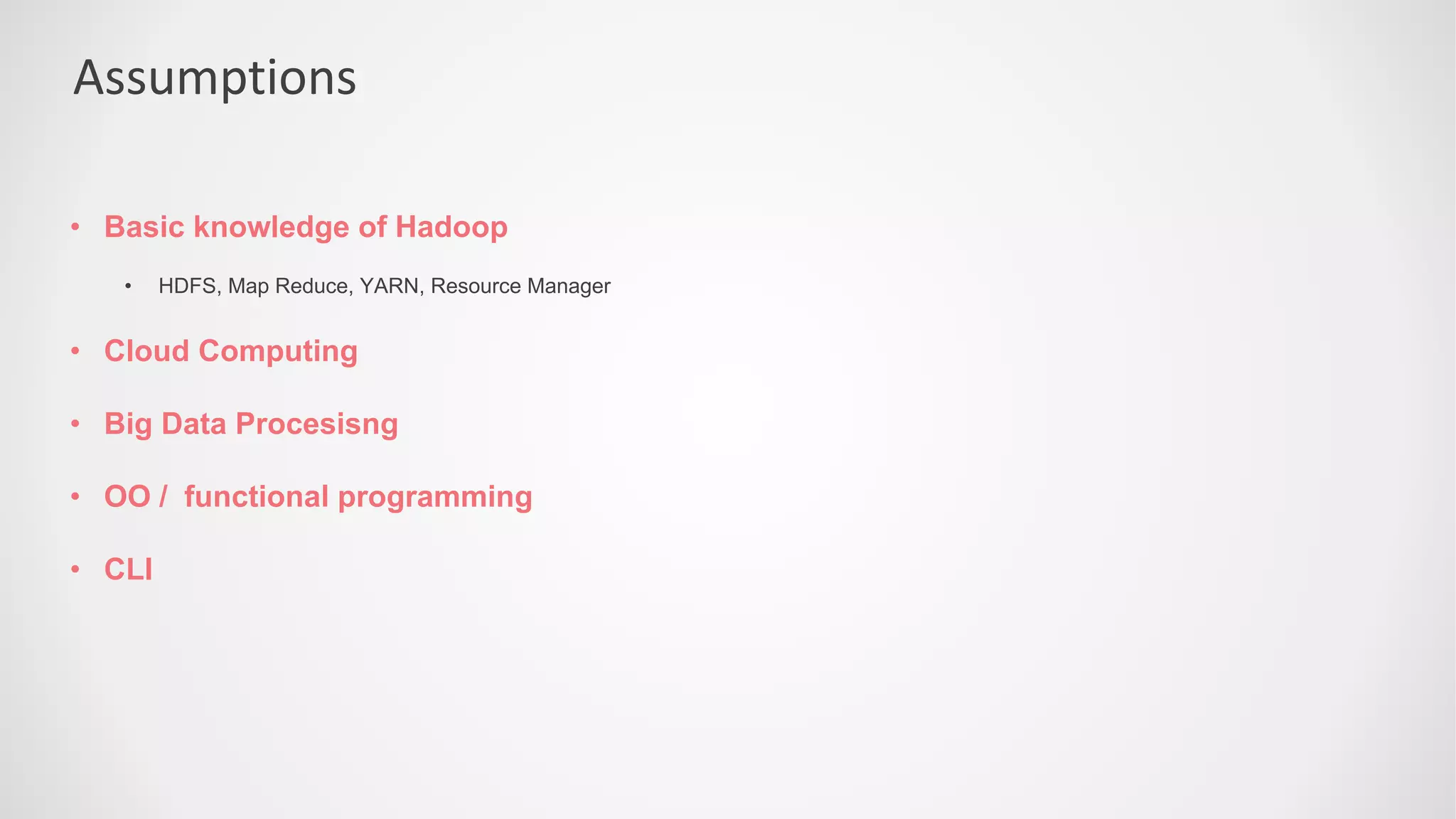 Big data workloads using Apache Sparkon HDInsight | PPT
