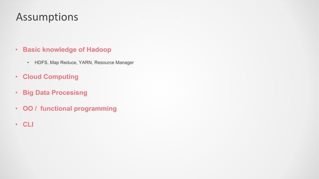 Big data workloads using Apache Sparkon HDInsight | PPT