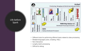 Big data workloads using Apache Sparkon HDInsight | PPT