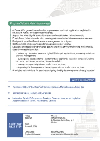 BIG DATA - data driven decisions for profitability boost | PDF