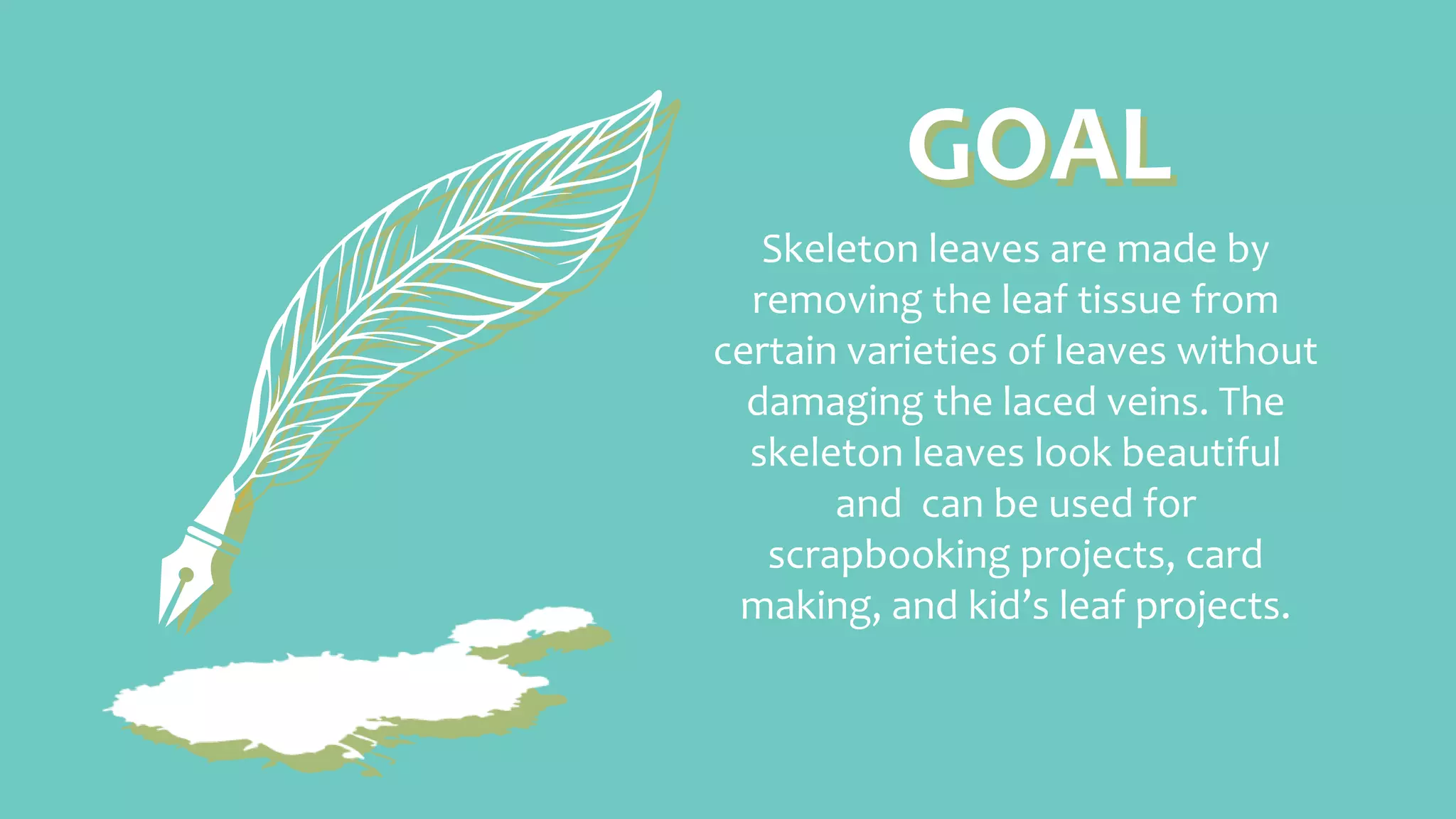 Teks Prosedur - How to Make Skeleton Leaves | PPTX