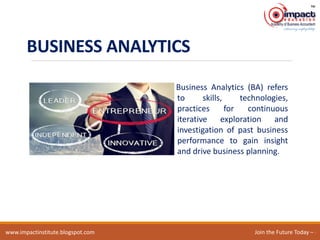 Big demand for business analytics in industry | PPT
