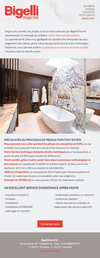 Bigelli marmi company profile | PDF