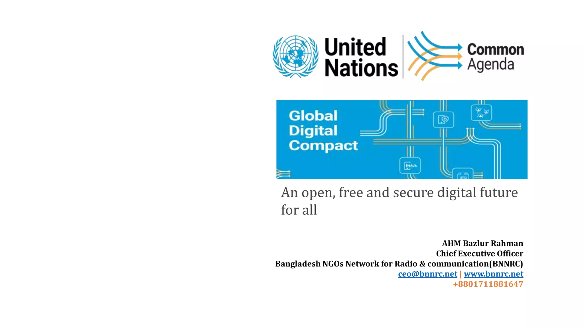 UN Global Digital Compact | PPTX