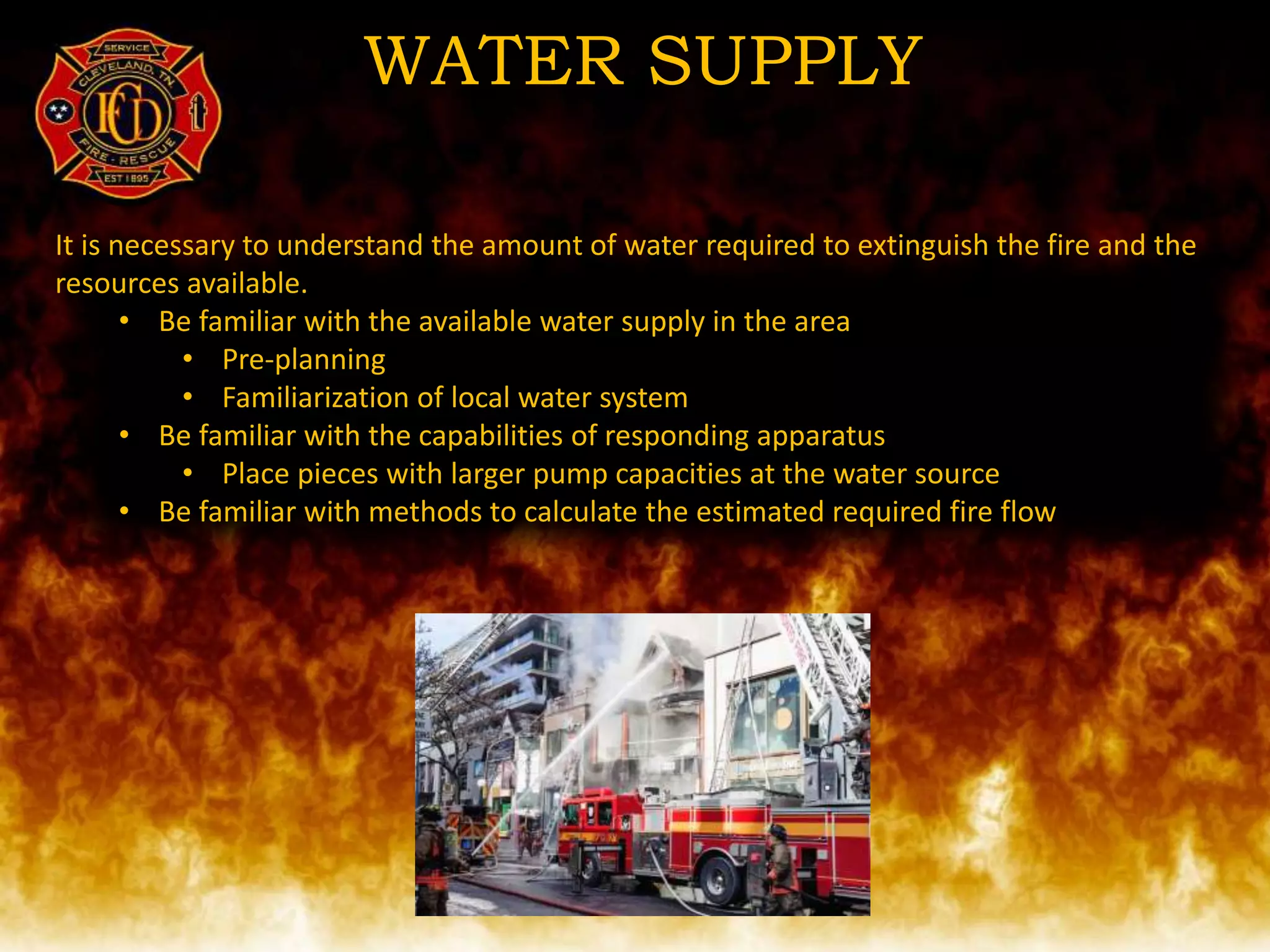 Big fire=big water | PPTX