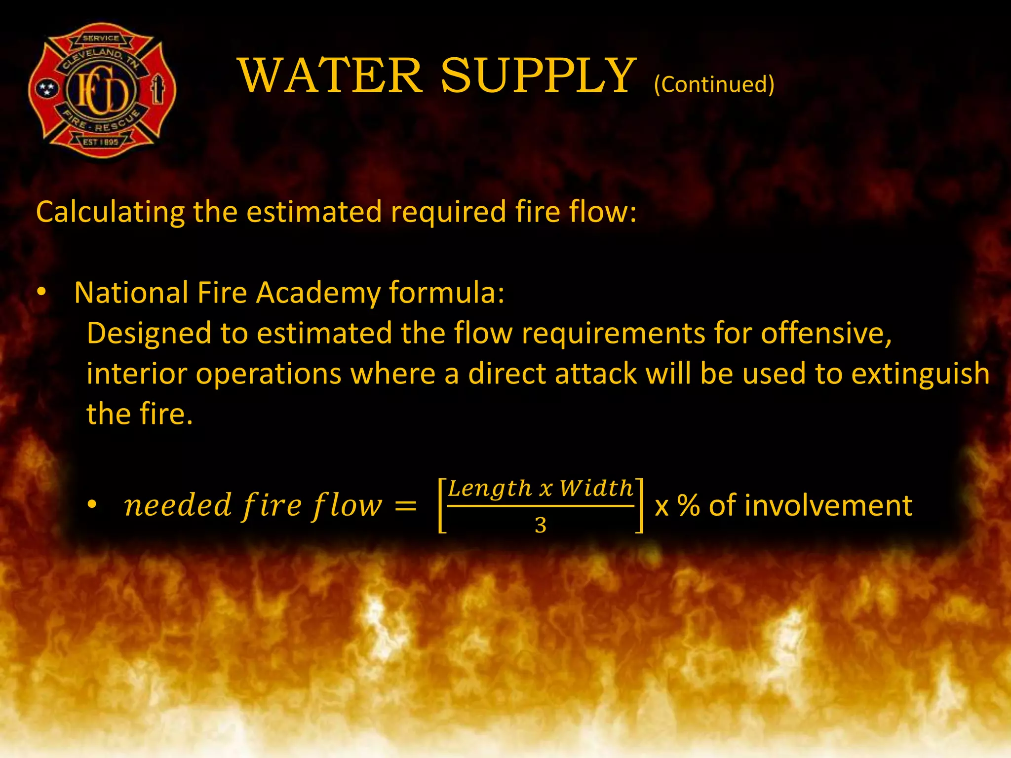 Big fire=big water | PPTX