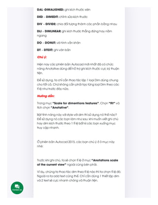 Cách sử dụng lệnh Dim trong AutoCad | PDF