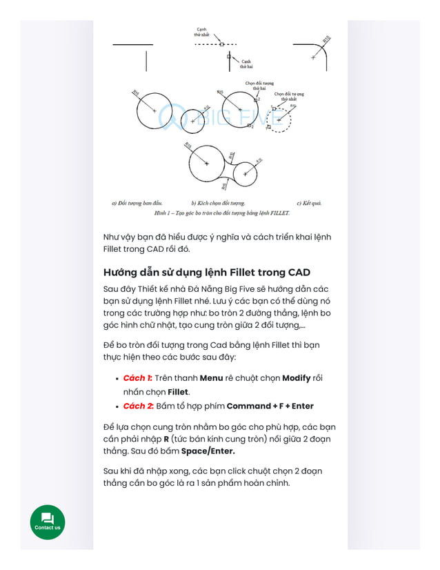 lệnh bo tròn trong cad | PDF