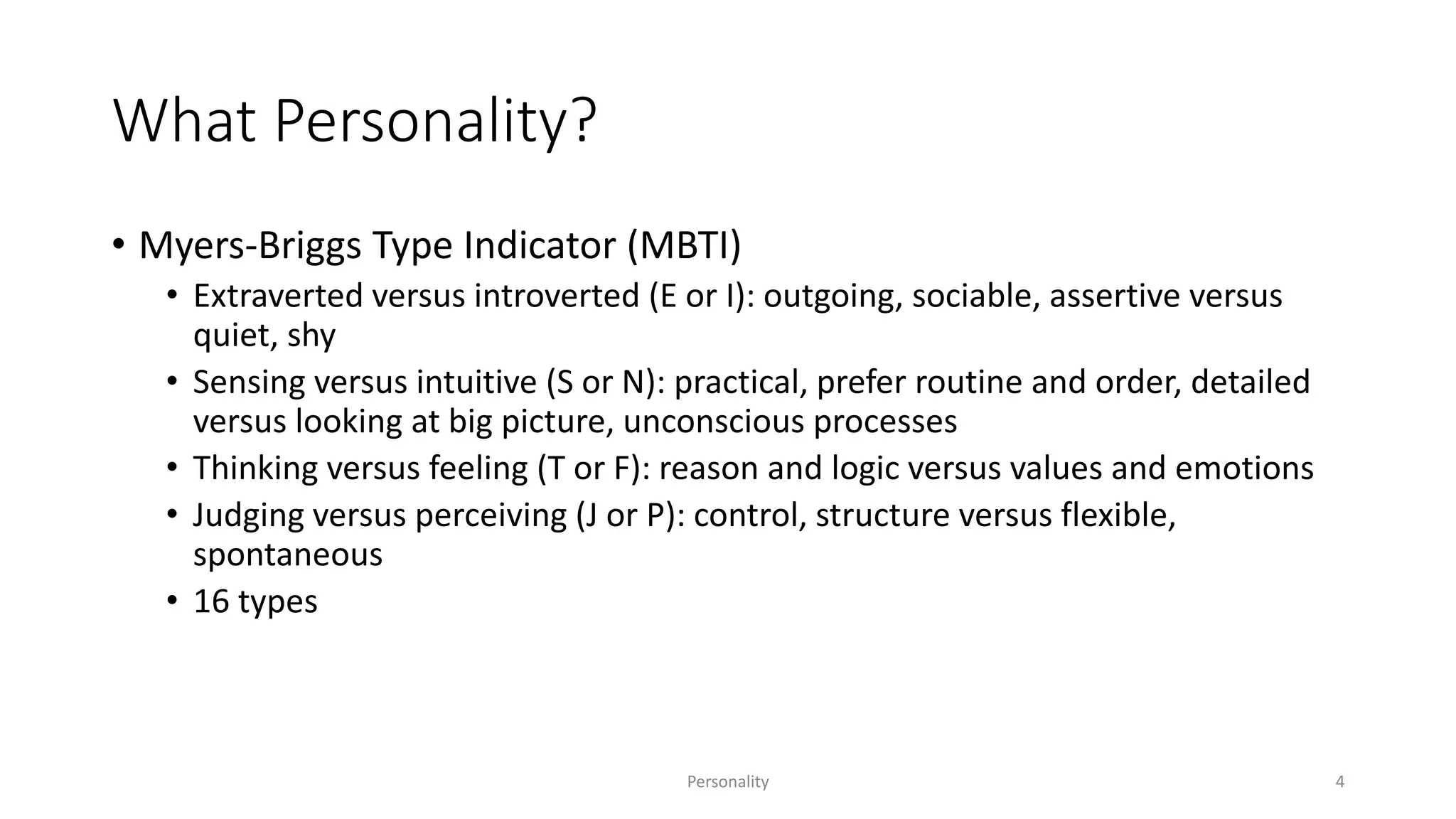 Big five factors and MBIT theory Personality.pptx