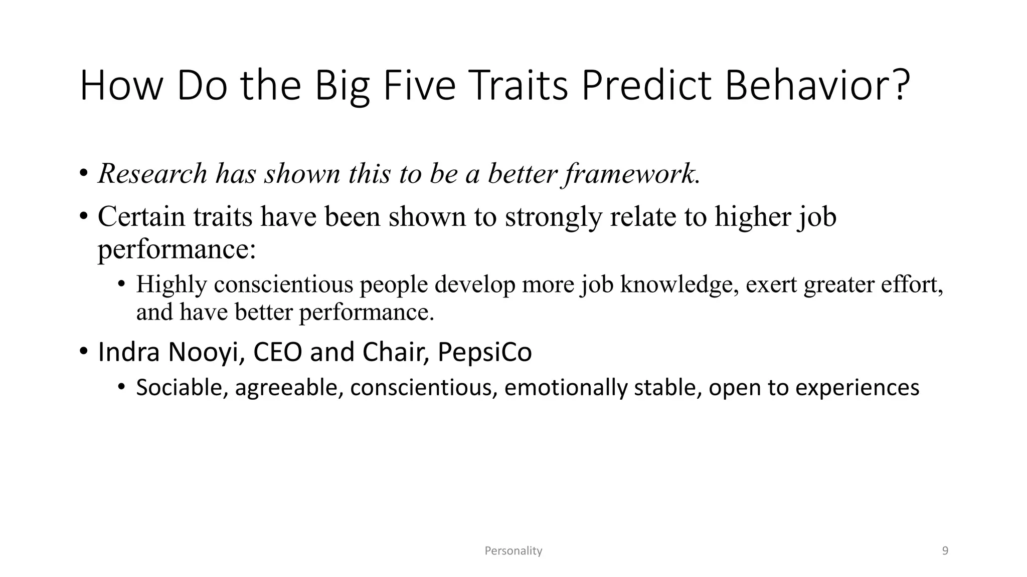 Big five factors and MBIT theory Personality.pptx