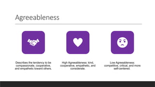 Big Five Personality Traits and OCEAN Components | PPTX