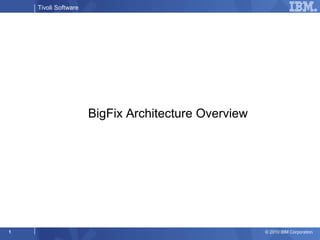 Big Fix Architectural Overview | PPT