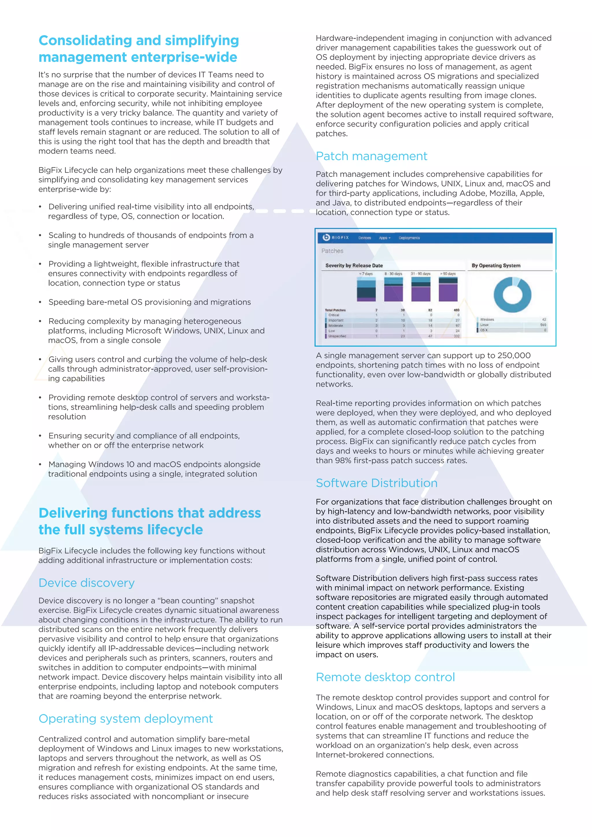 Bigfix Lifecycle - Reduce Cost, Risk of Managing Endpoints | PDF