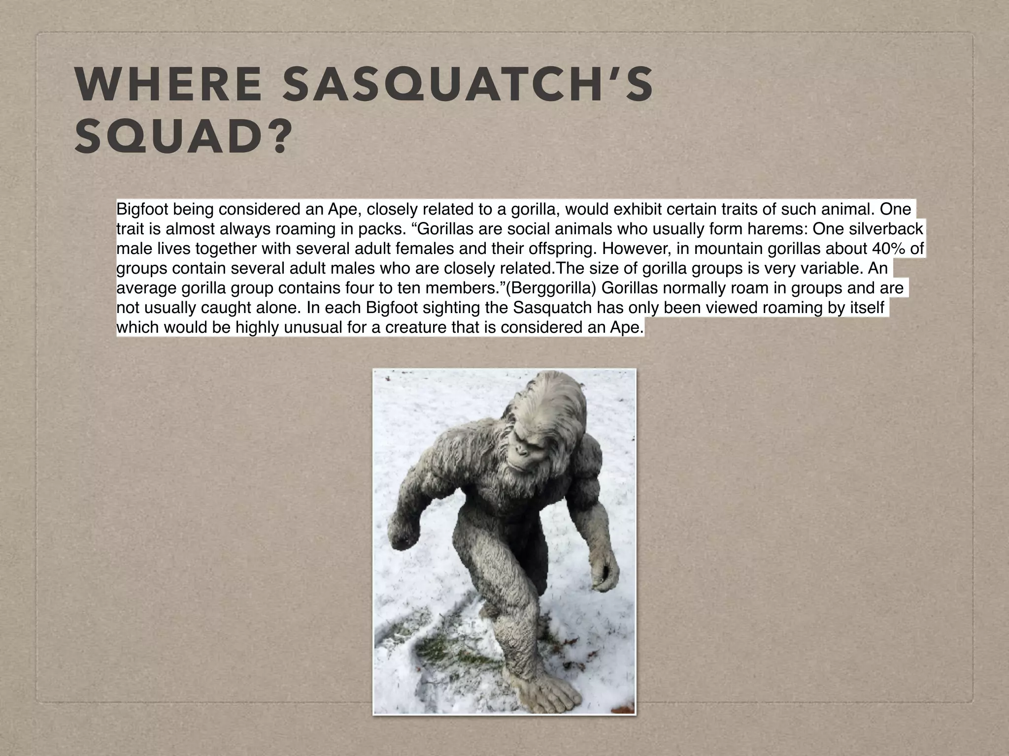 Bigfoot | PDF | Geography | Science