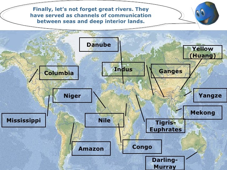 Ap World History Map Rivers
