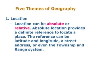 SS3: Big Geography | PPT