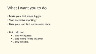 Bigger Unit Test Are Better | PDF