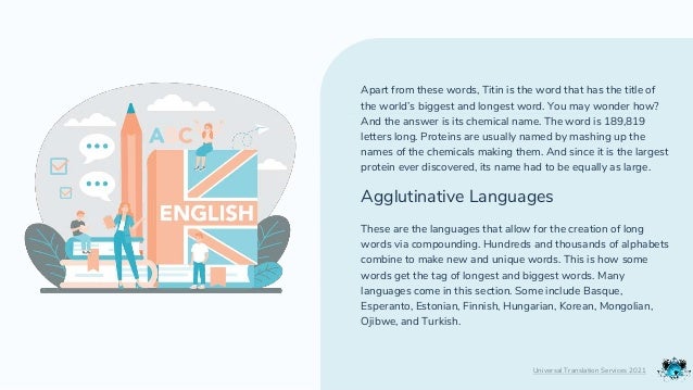 Biggest and Longest Words in English | PPT