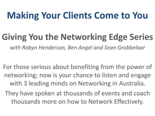Biggest Networking Challenge POLL | PPT