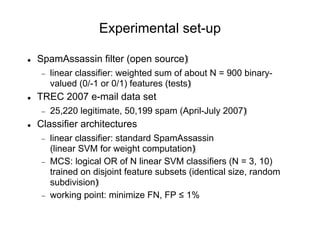 Multiple Classifier Systems for Adversarial Classification Tasks | PDF