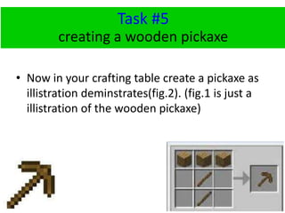 quickgide surviveing your first night in minecraft | PPT
