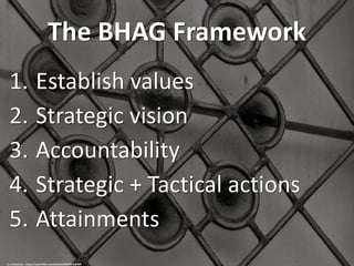 Big Hairy Audacious Goals (BHAG) | PPTX