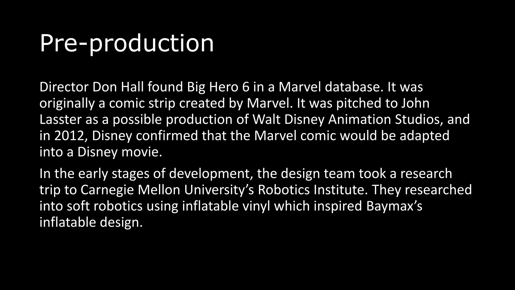 Big hero six finished | PPTX