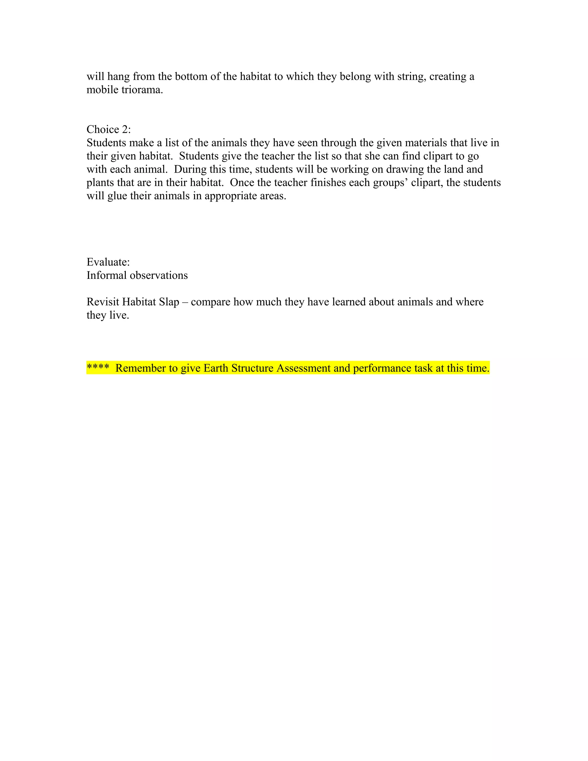 Big idea 6 week 13 14 | DOC | Science