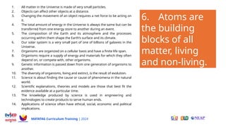 A Power point presentation game on Big Ideas in Science | PPTX