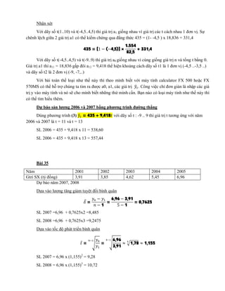 Bài giải thống kê | PDF