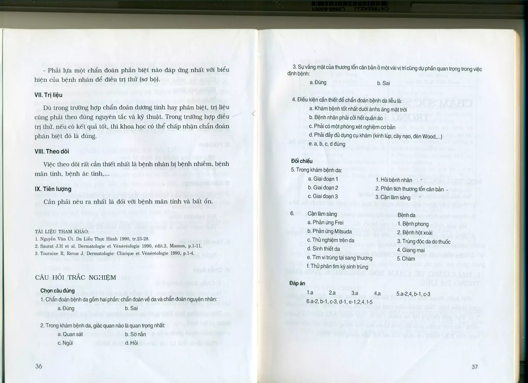 BÀI GIẢNG BỆNH HỌC DA LIỄU ĐH Y DƯỢC | PDF