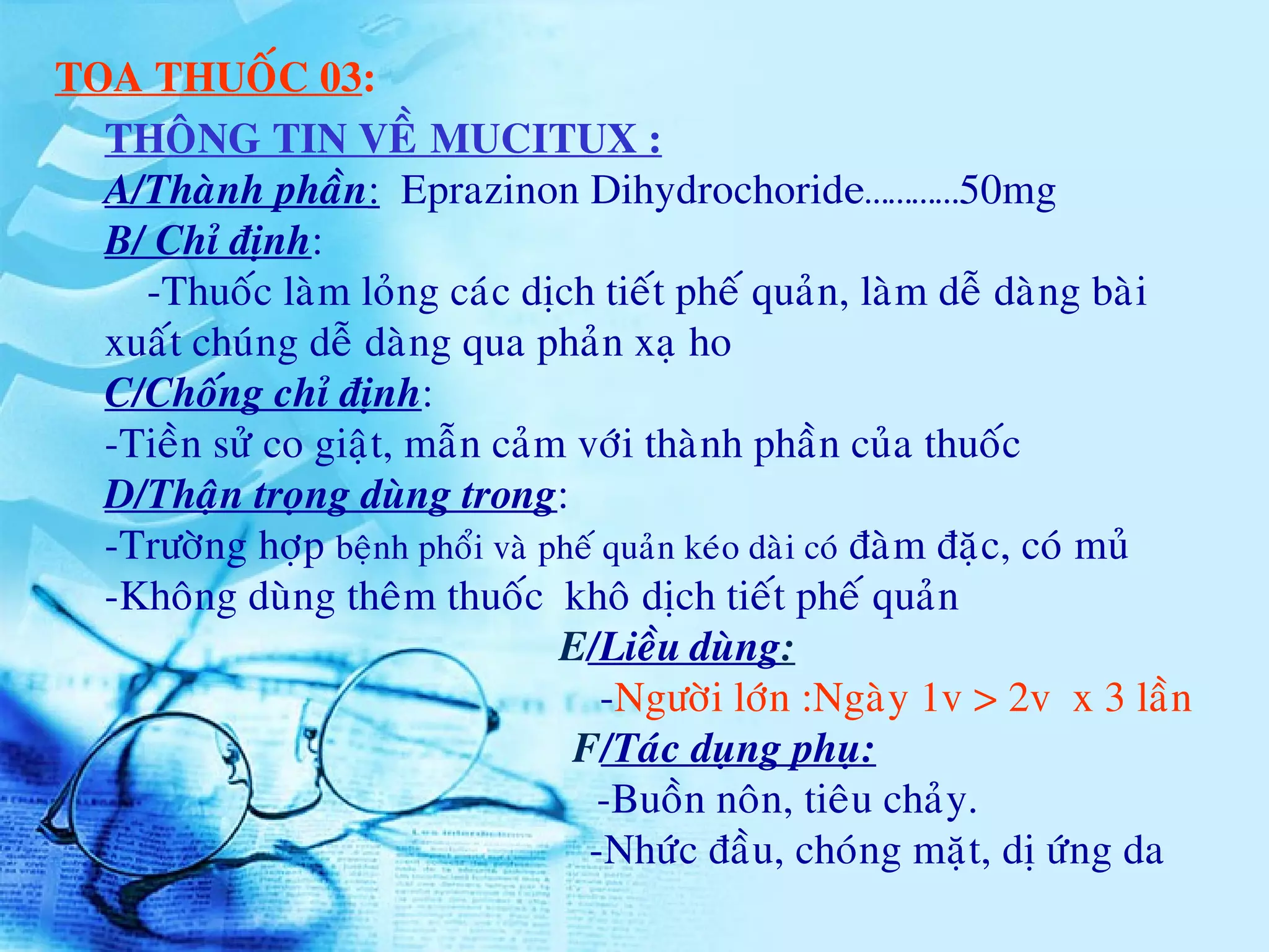 Bài giảng bình đơn thuốc | PDF