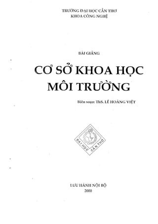 TL Bài giảng cơ sở khoa học môi trường.pdf