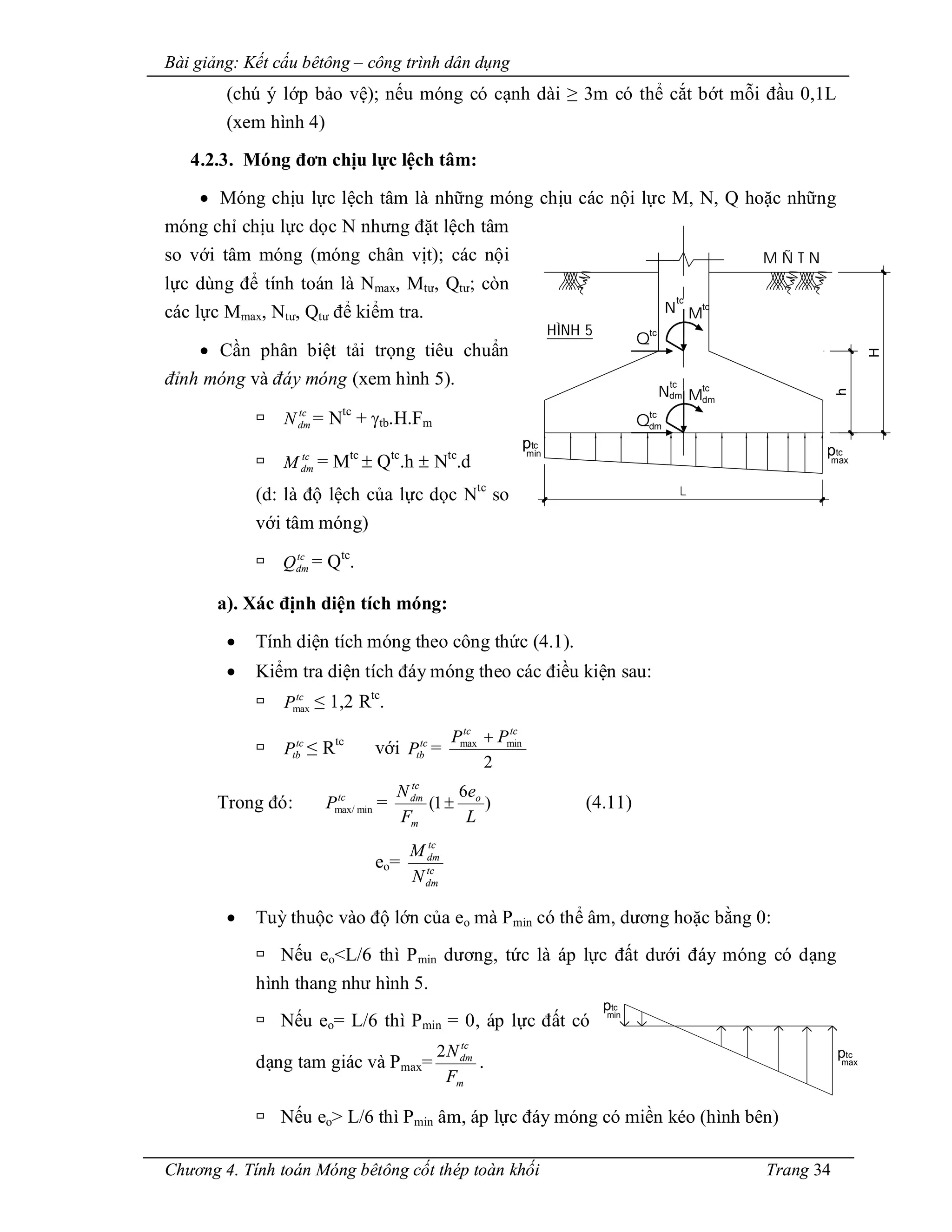Bài giảng kết cấu bê tông cốt thép | PDF
