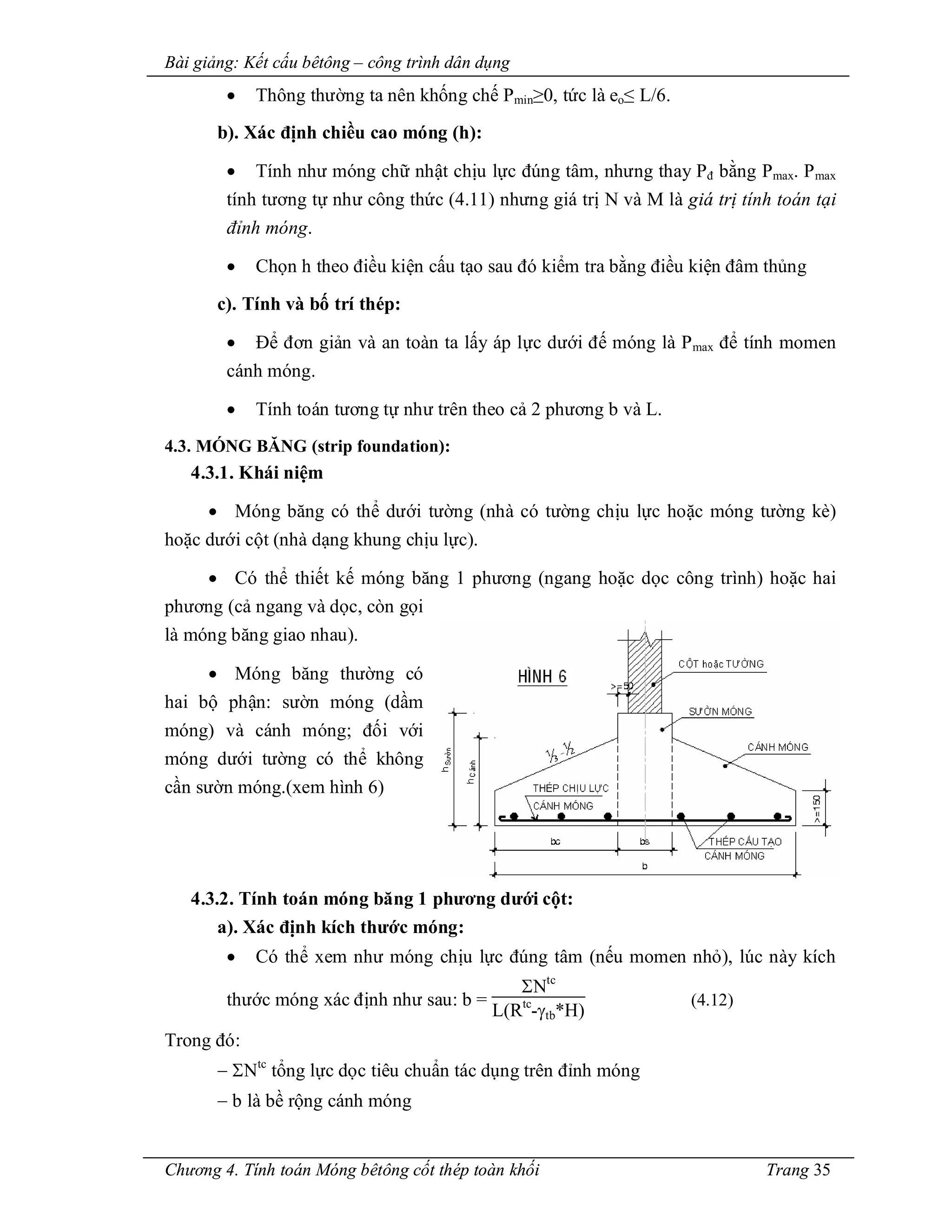 Bài giảng kết cấu bê tông cốt thép | PDF