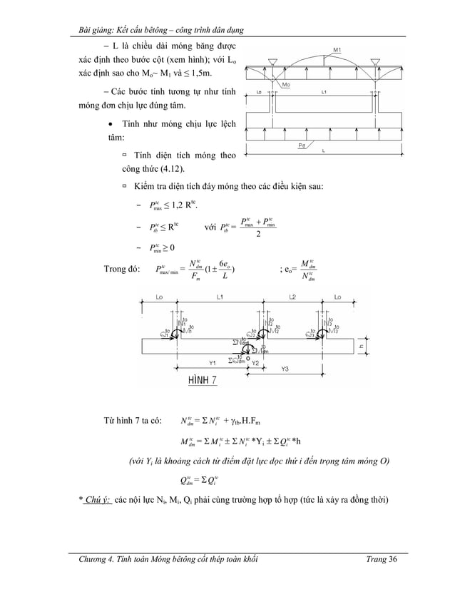 Bài giảng kết cấu bê tông cốt thép | PDF