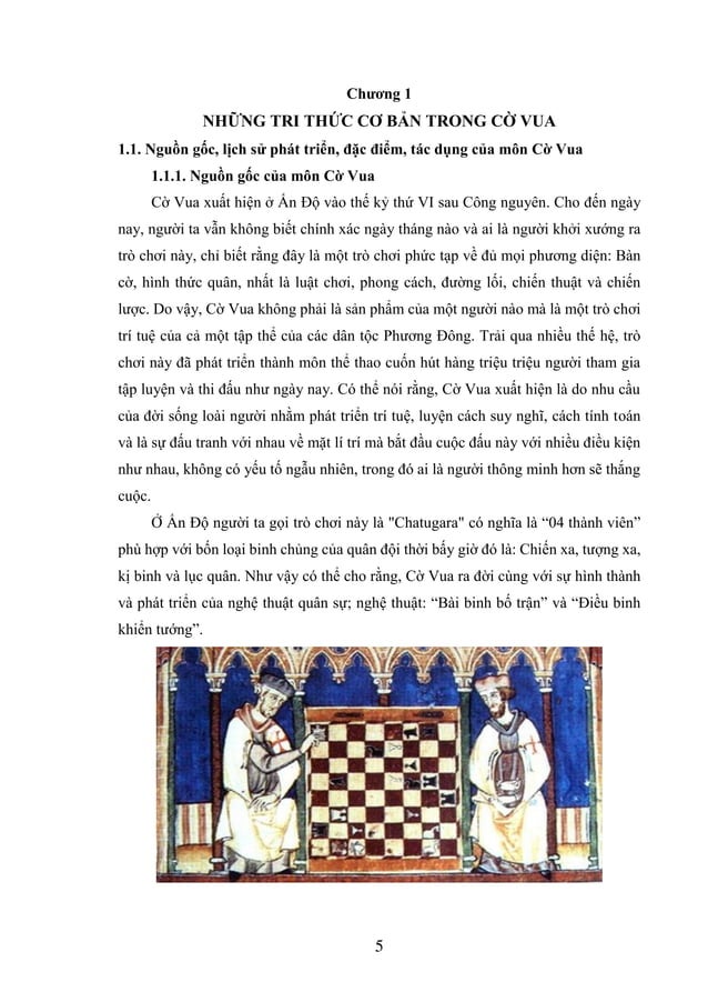 Bài giảng môn cờ vua | PDF