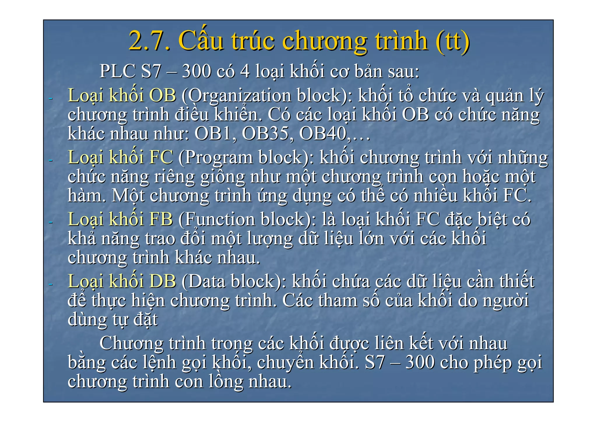 Bài giảng môn học siemens plc s7 – 300 | PDF