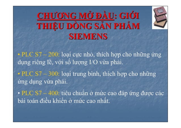 Bài giảng môn học siemens plc s7 – 300 | PDF