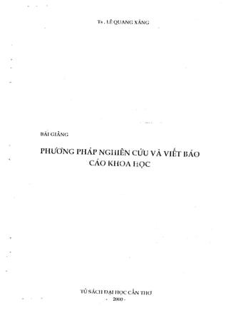 Bài giảng phương pháp nghiên cứu và viết báo cáo khoa học.pdf