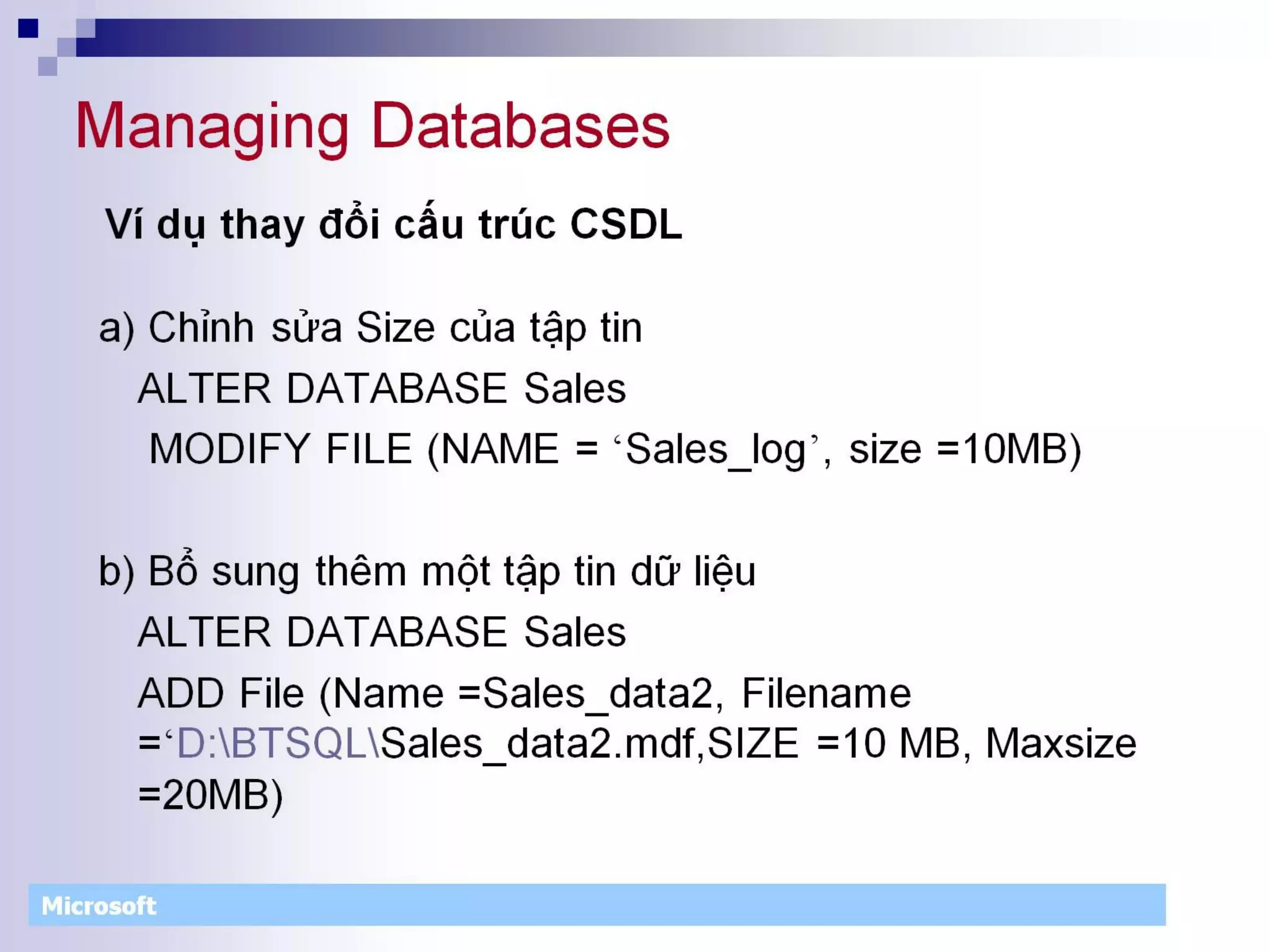 Bài giảng sql server 2008 | PDF