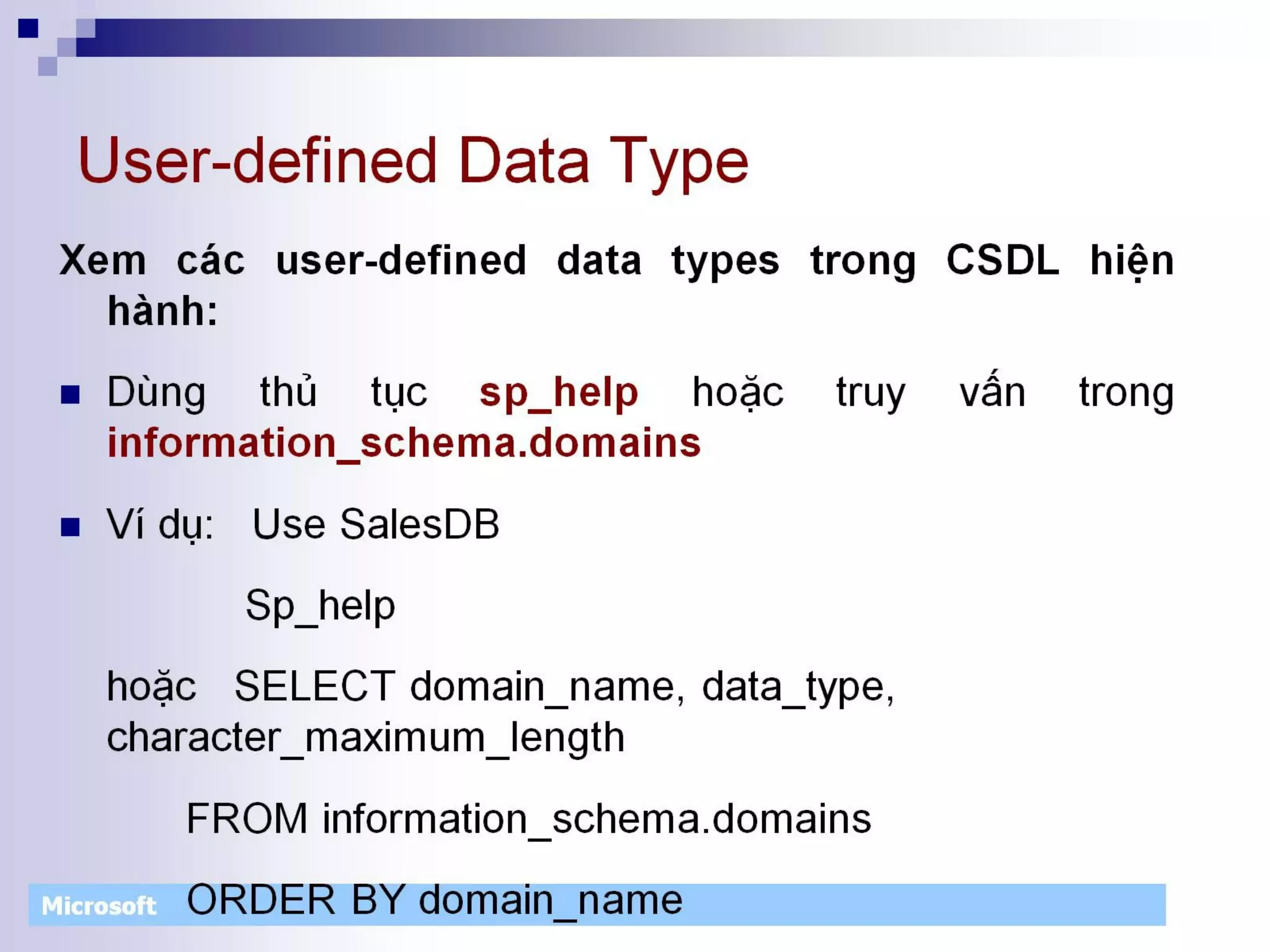 Bài giảng sql server 2008 | PDF