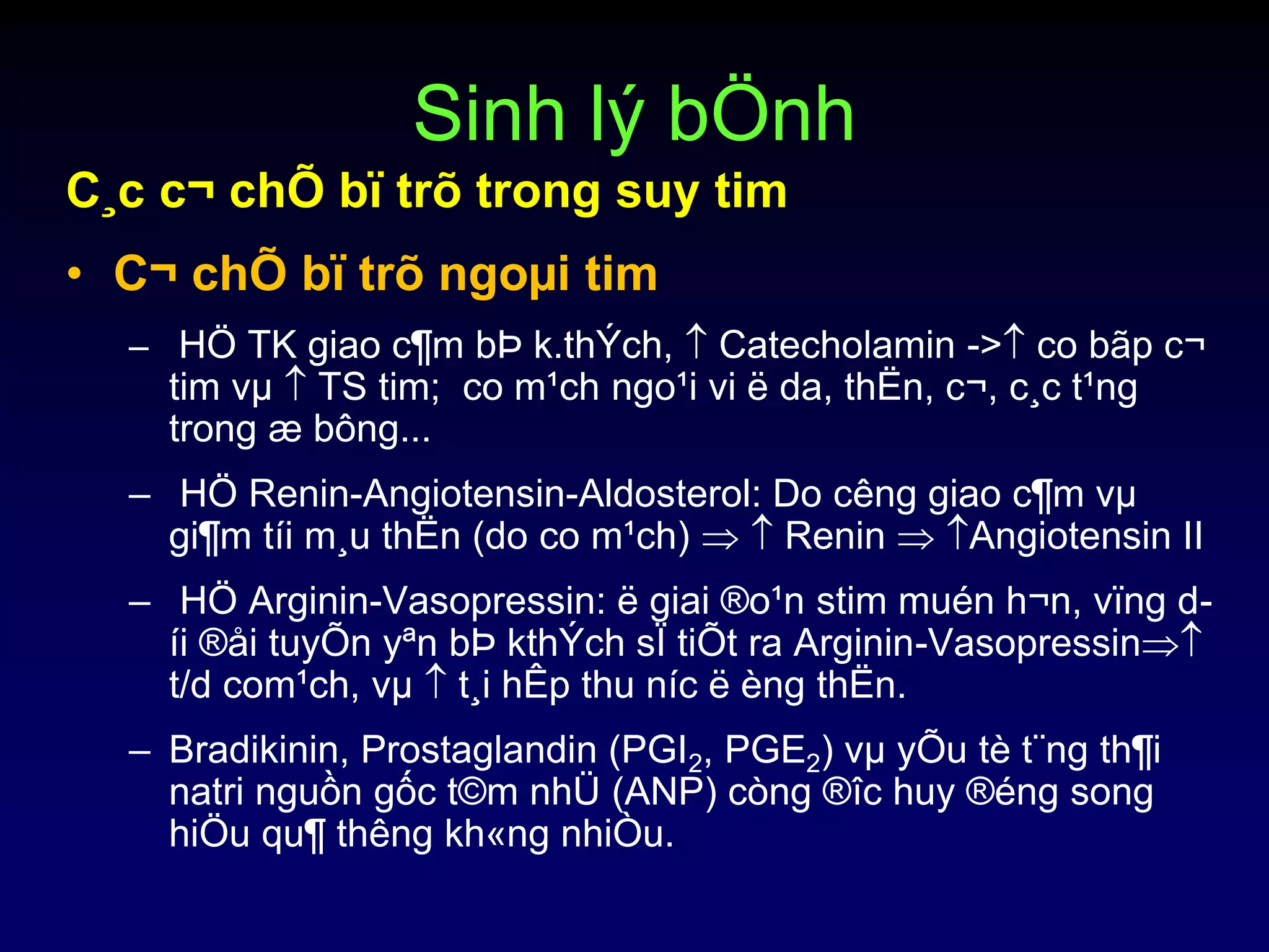 Bài giảng Suy tim BS Cầm.ppt
