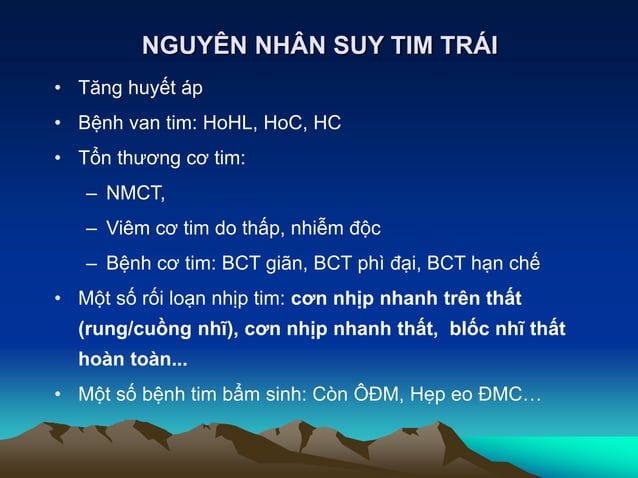 Bài giảng Suy tim BS Cầm.ppt