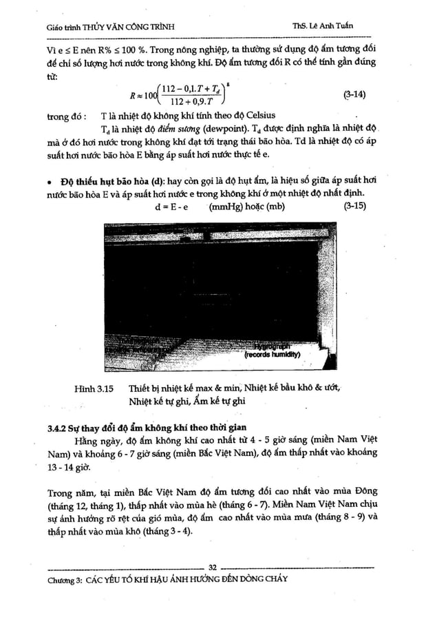 Bài giảng thủy văn công trình - Trường Đại học Cần Thơ.pdf | Free Download