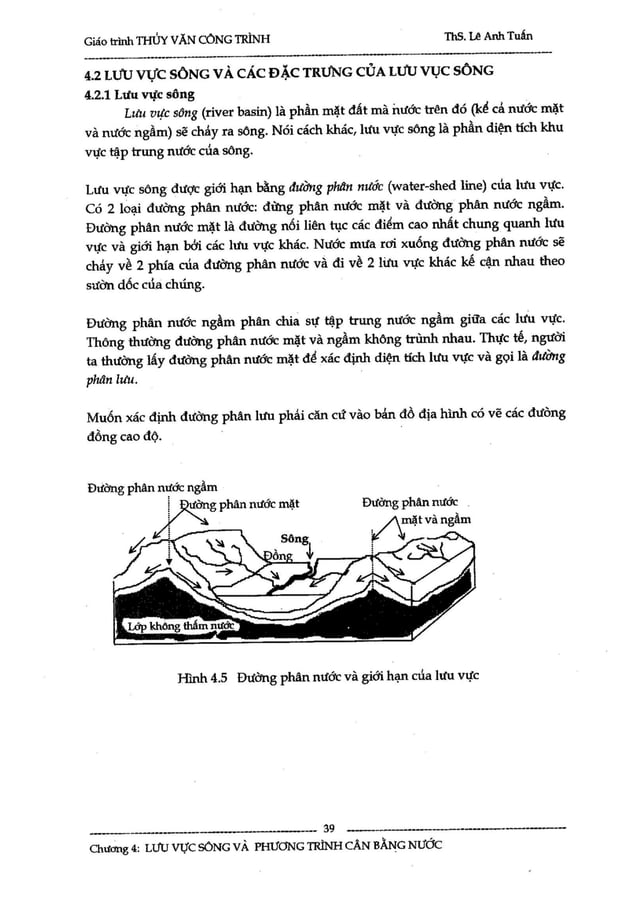 Bài giảng thủy văn công trình - Trường Đại học Cần Thơ.pdf | Free Download