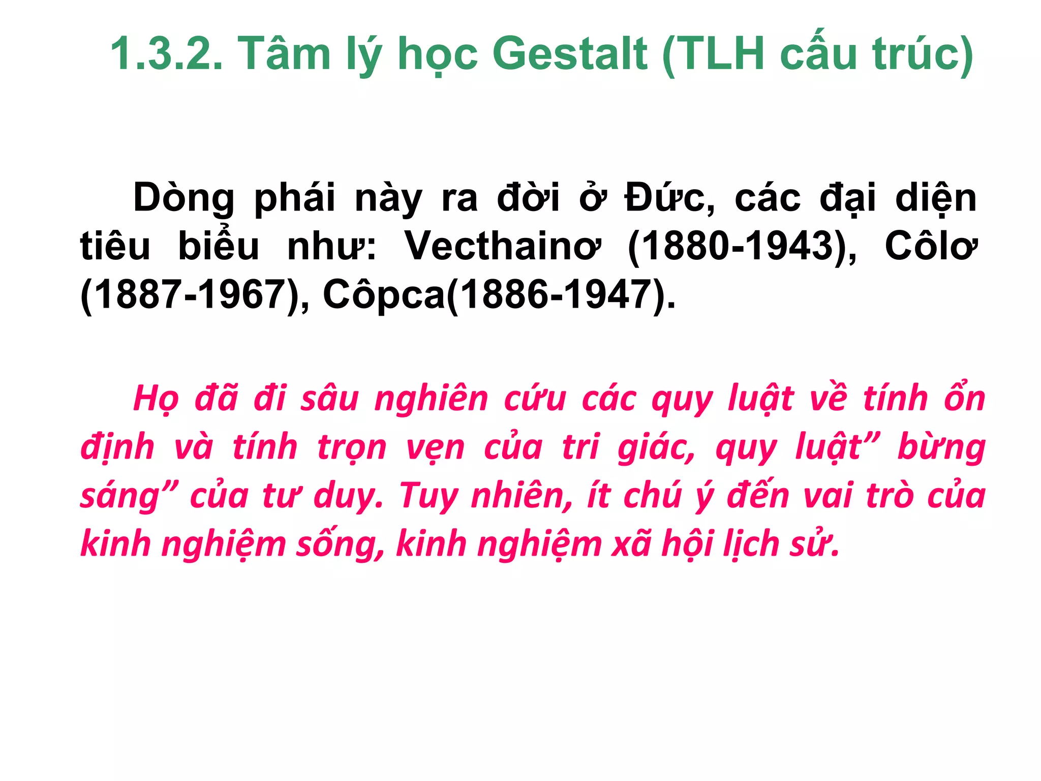 Bài giảng tâm lý học đại cương | PDF