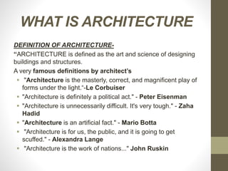 Biginning of architecture | PPTX